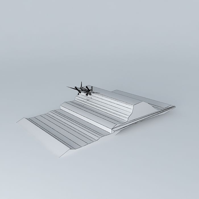 Plane Crash - Delta 666 free 3D model | CGTrader