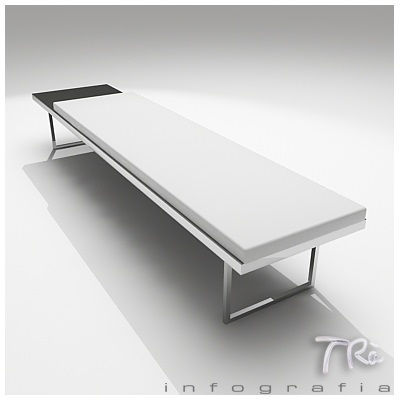 BENCH LOBBY SHOP CHICAGO 3D model | CGTrader