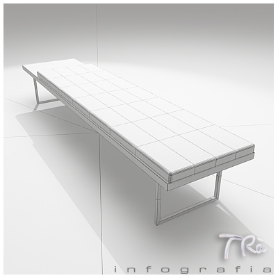 BENCH LOBBY SHOP CHICAGO 3D model | CGTrader