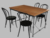 kitchen table free 3D model | CGTrader