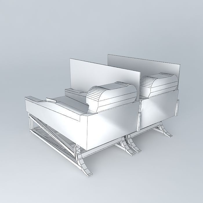 First Class Airplane Seats free 3D model | CGTrader