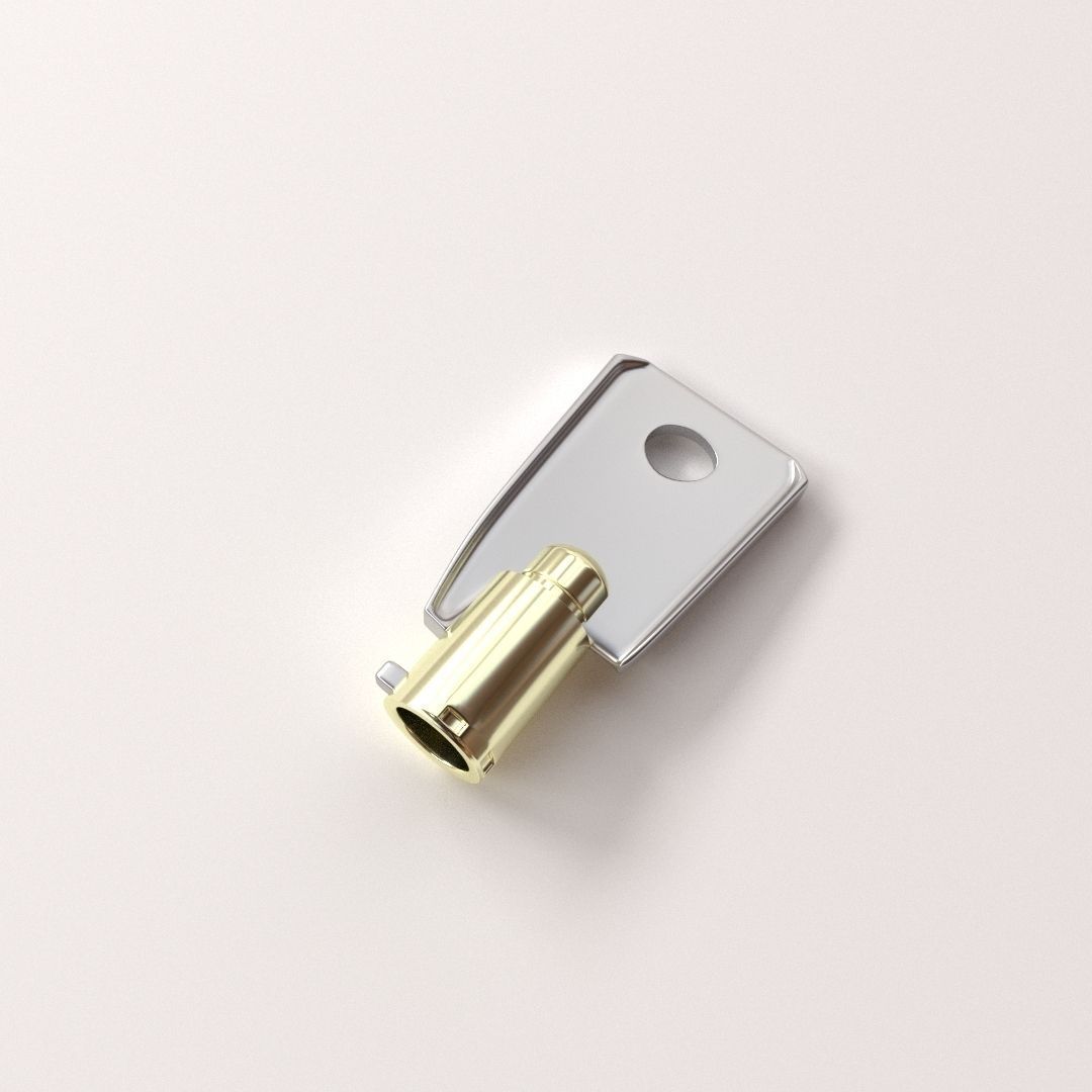 Tubular Key 3D model | CGTrader