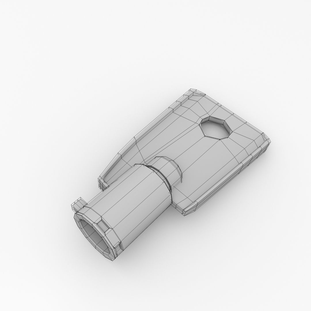 Tubular Key 3D model | CGTrader