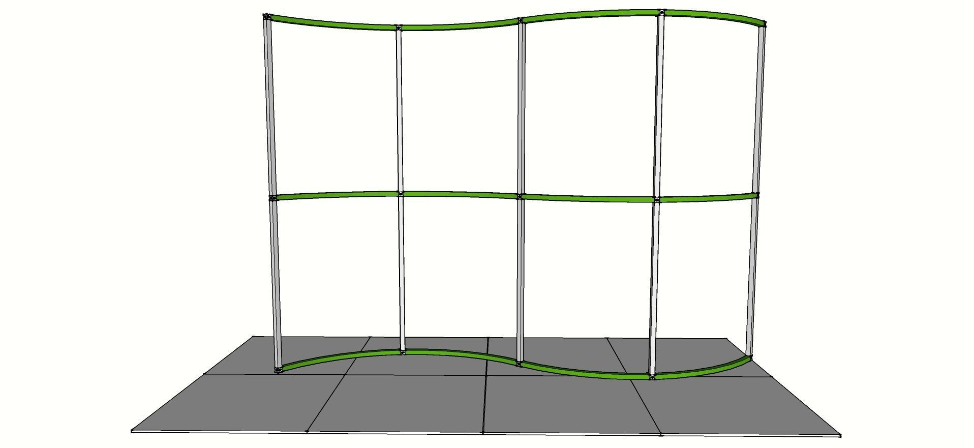The exhibition portable T3 airframe little stand 15 3D model | CGTrader