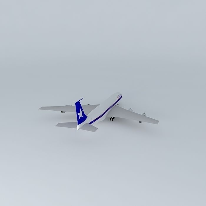 AirAmerica Boeing 707 320B Adv free 3D model | CGTrader