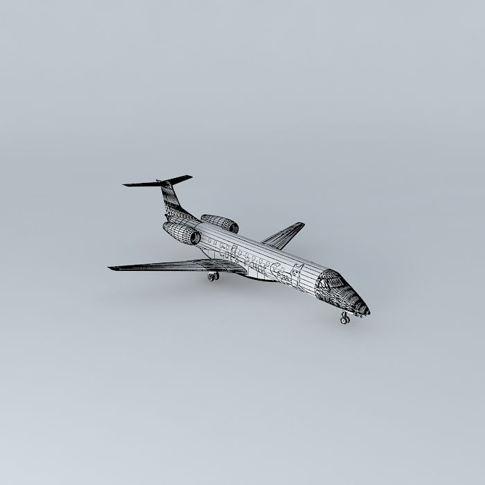 Embraer ERJ 135 Cats Paint free 3D model | CGTrader