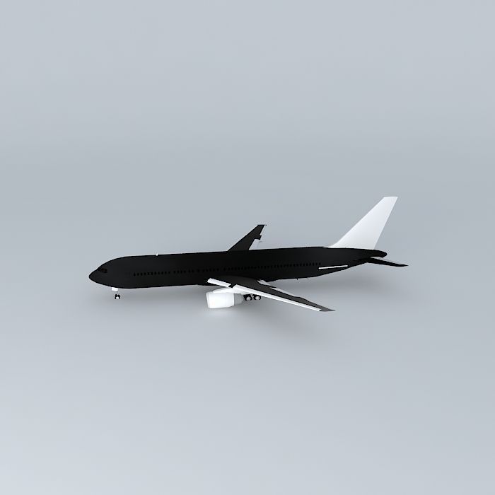 Template - Boeing 767-300ER free 3D model | CGTrader