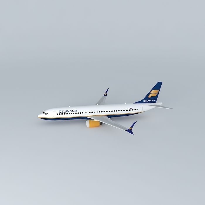 Icelandair Boeing 737 MAX 8 3D model | CGTrader