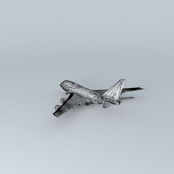 Template Boeing 747SP PW; Superfix4 free 3D model | CGTrader
