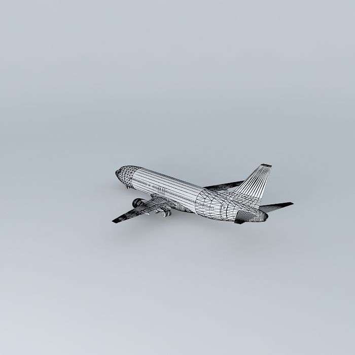 Template Boeing 737 400 737 Classic free 3D model | CGTrader