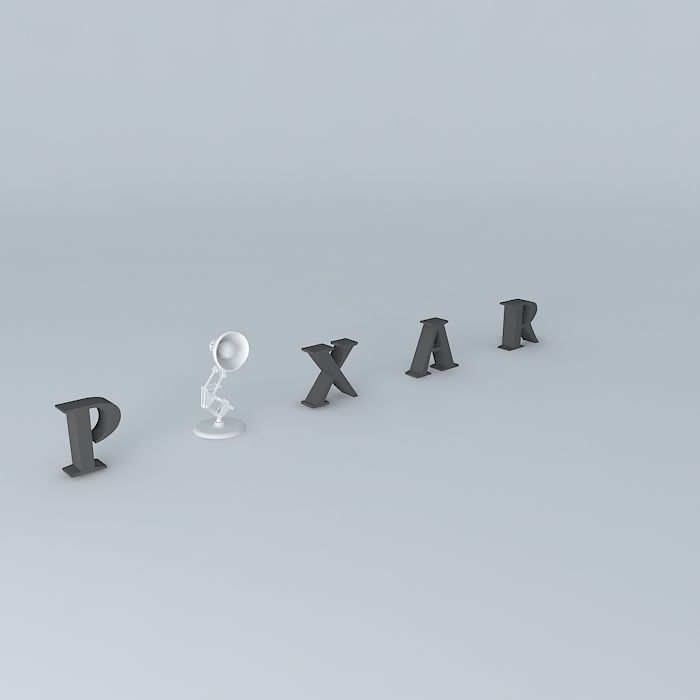 Pixar Logo free 3D model | CGTrader