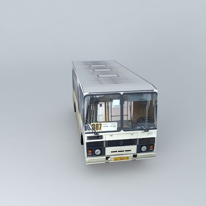 Russian BUS PAZ free 3D model | CGTrader