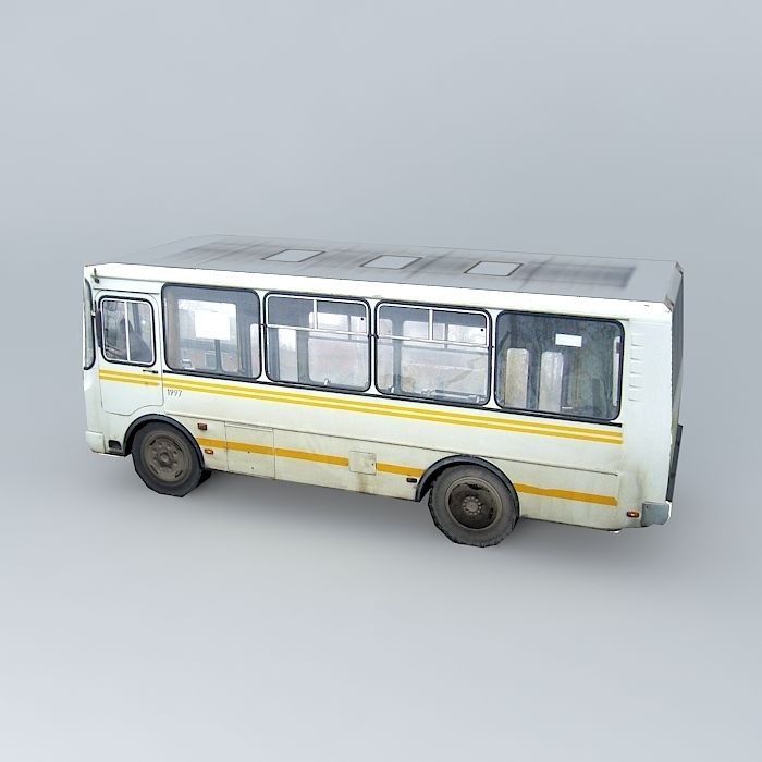 Russian BUS PAZ free 3D model | CGTrader