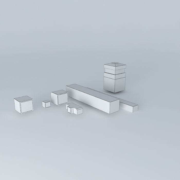 ventilation prefab free 3D model | CGTrader