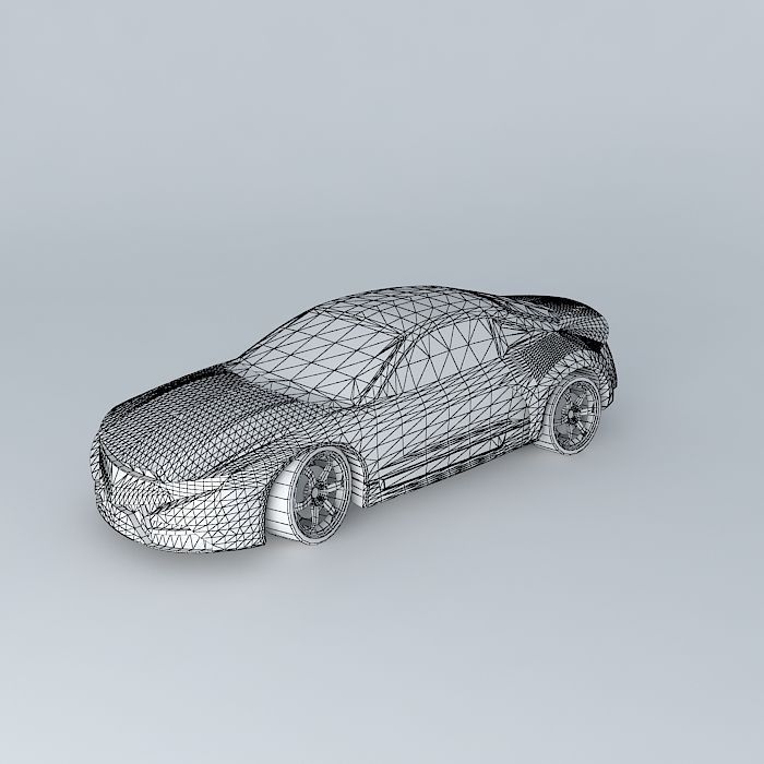 mitsubishi eclipse 1994 remodelado free 3D model | CGTrader