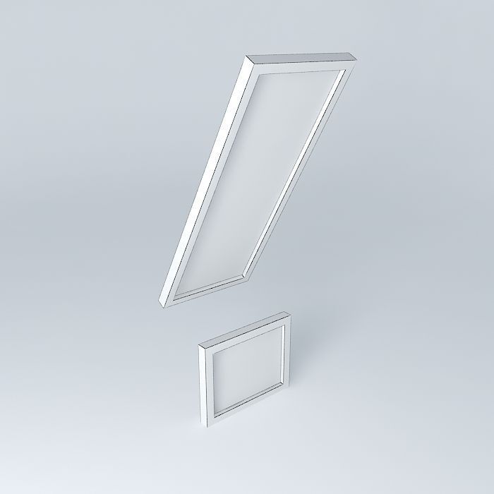 tilting window free 3D model | CGTrader