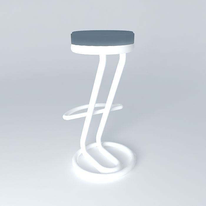 bench bar free 3D model | CGTrader