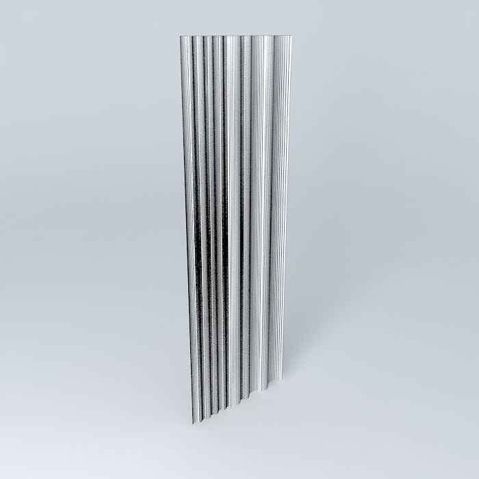 curtain column free 3D model | CGTrader