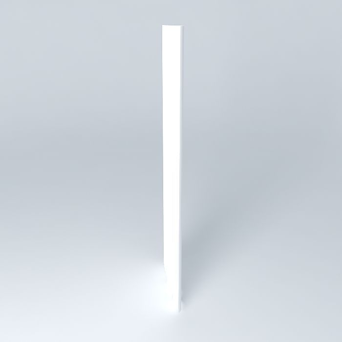 curtain column free 3D model | CGTrader