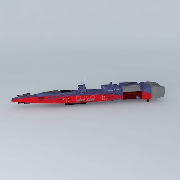XB Vasco Da Gama Battleship Magellan class free 3D model | CGTrader
