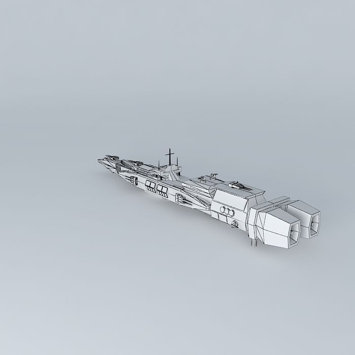 XB Vasco Da Gama Battleship Magellan class free 3D model | CGTrader