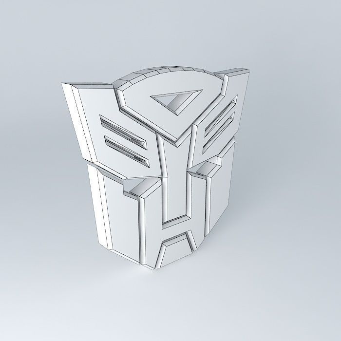Transformers logo free 3D model | CGTrader