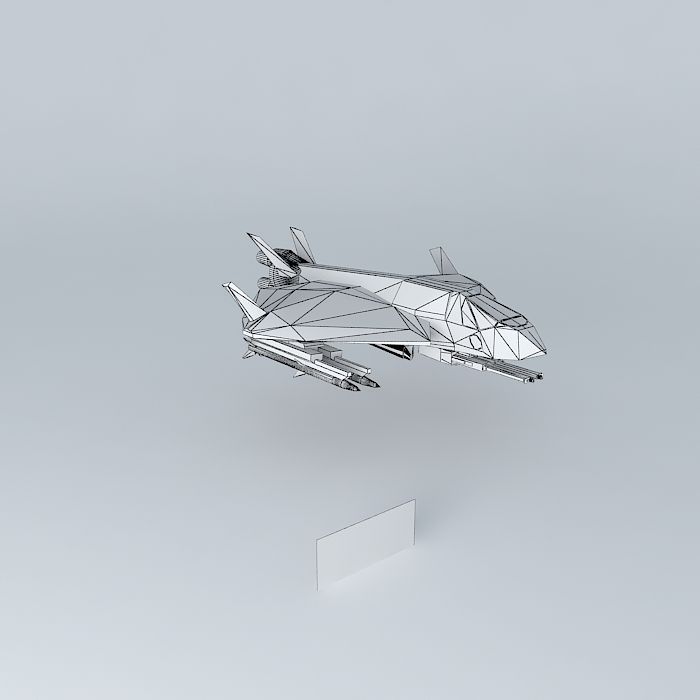 SQ Shield Fighter class free 3D model | CGTrader