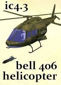 Bell 406 Helicopter 3D model | CGTrader