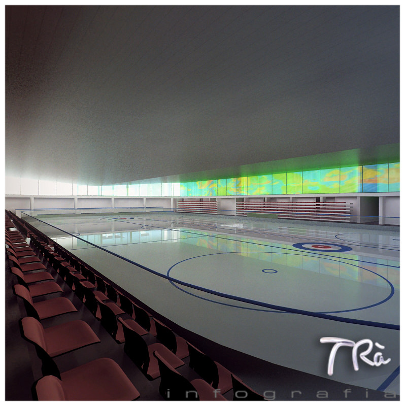 INDOOR ICE SKATING RINK 3D model | CGTrader