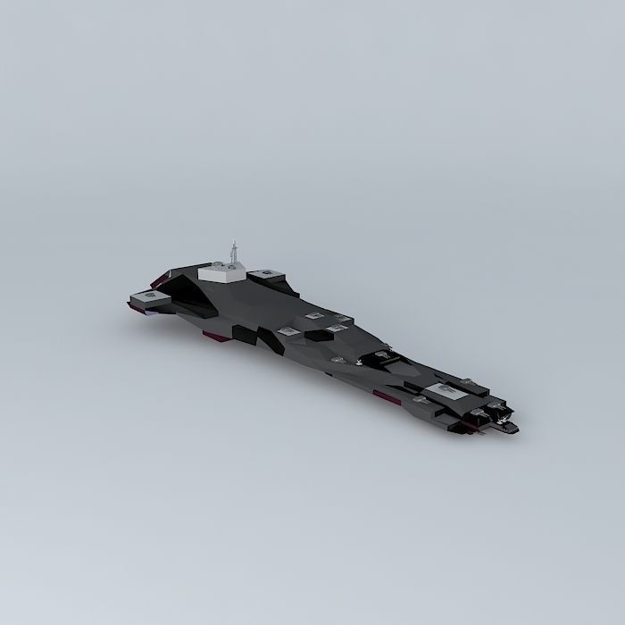 SSS Saturn-2 - destroyer class free 3D model | CGTrader