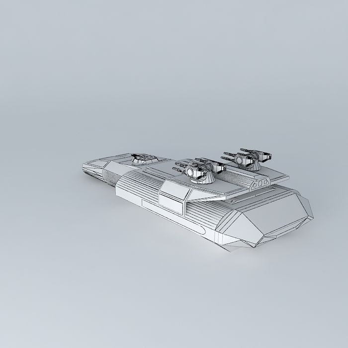 MCS Neptune M195-202 (Combat Space Shuttle Class) free 3D model | CGTrader