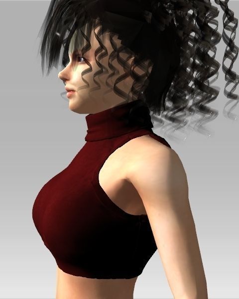 Red top 3D model | CGTrader