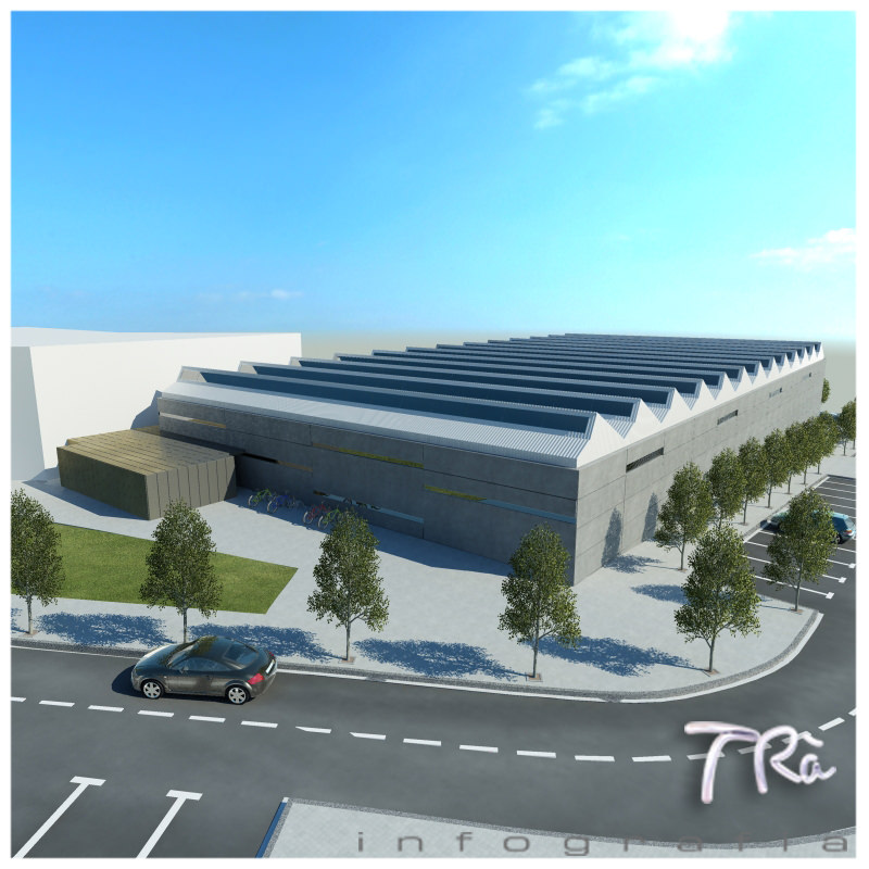 SPORTS COMPLEX BUILDING 3D model | CGTrader