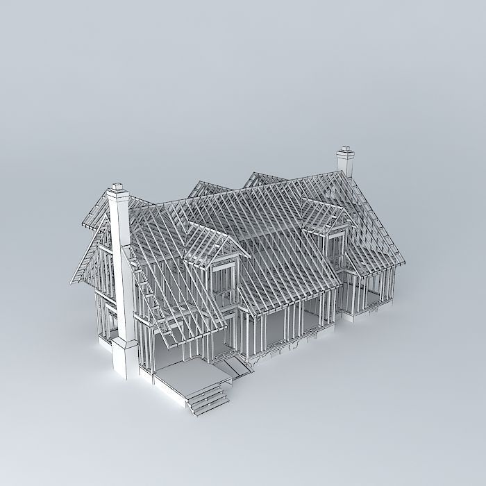 House Framework free 3D model | CGTrader