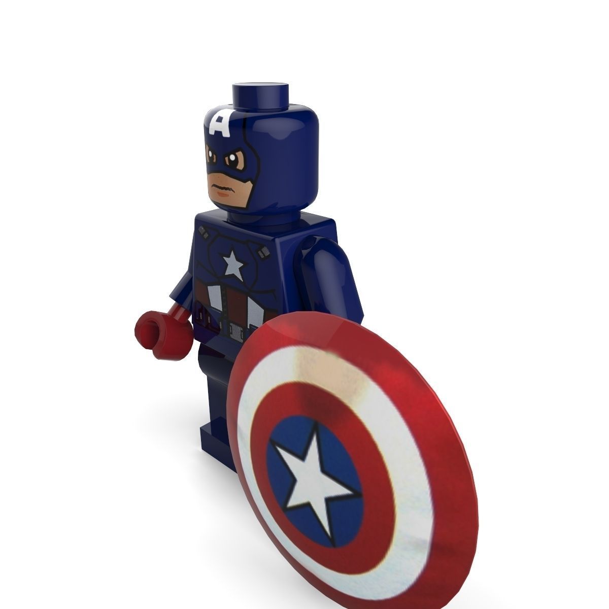 Captain America Lego 3D model | CGTrader