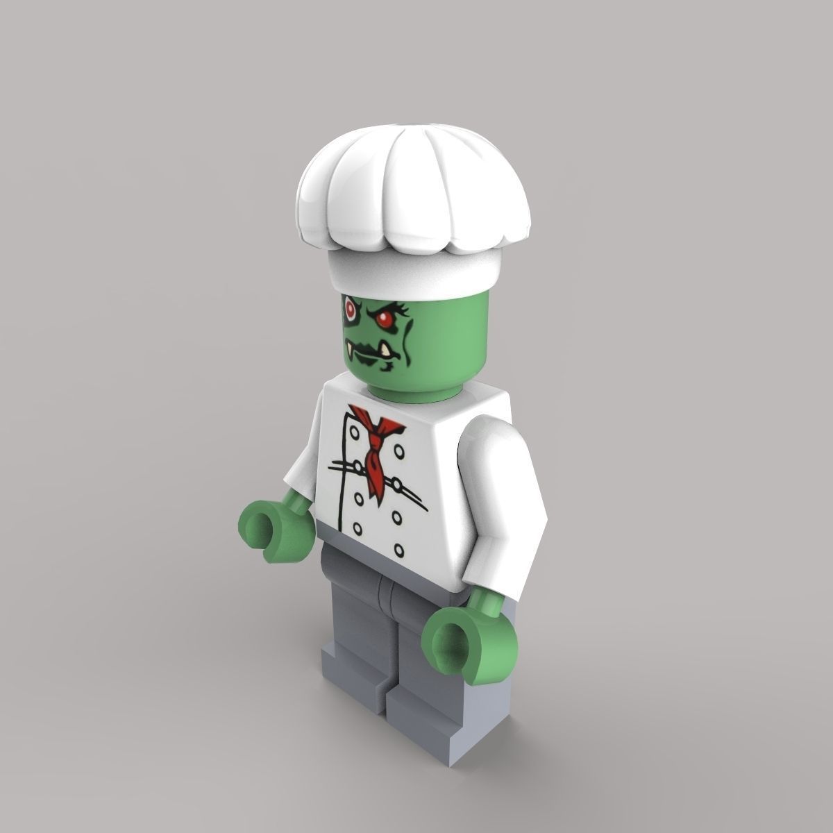 Zombie Chef 3D model | CGTrader