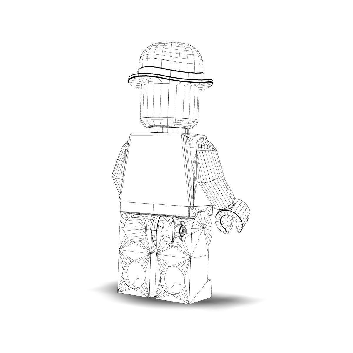 The Riddler lego figure dressed as batman 3D model | CGTrader