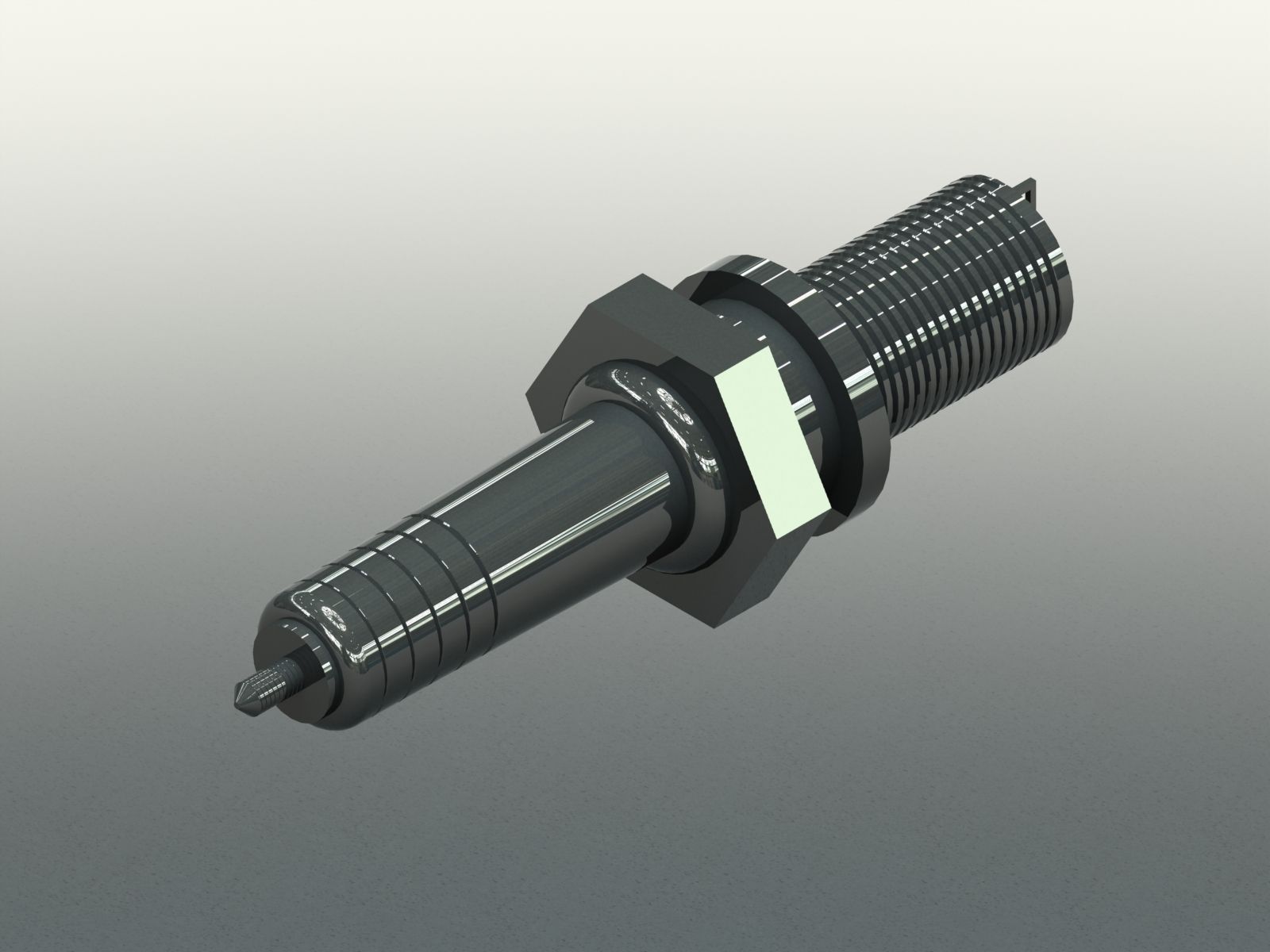 Spark plug of a petrol engine 3D model | CGTrader