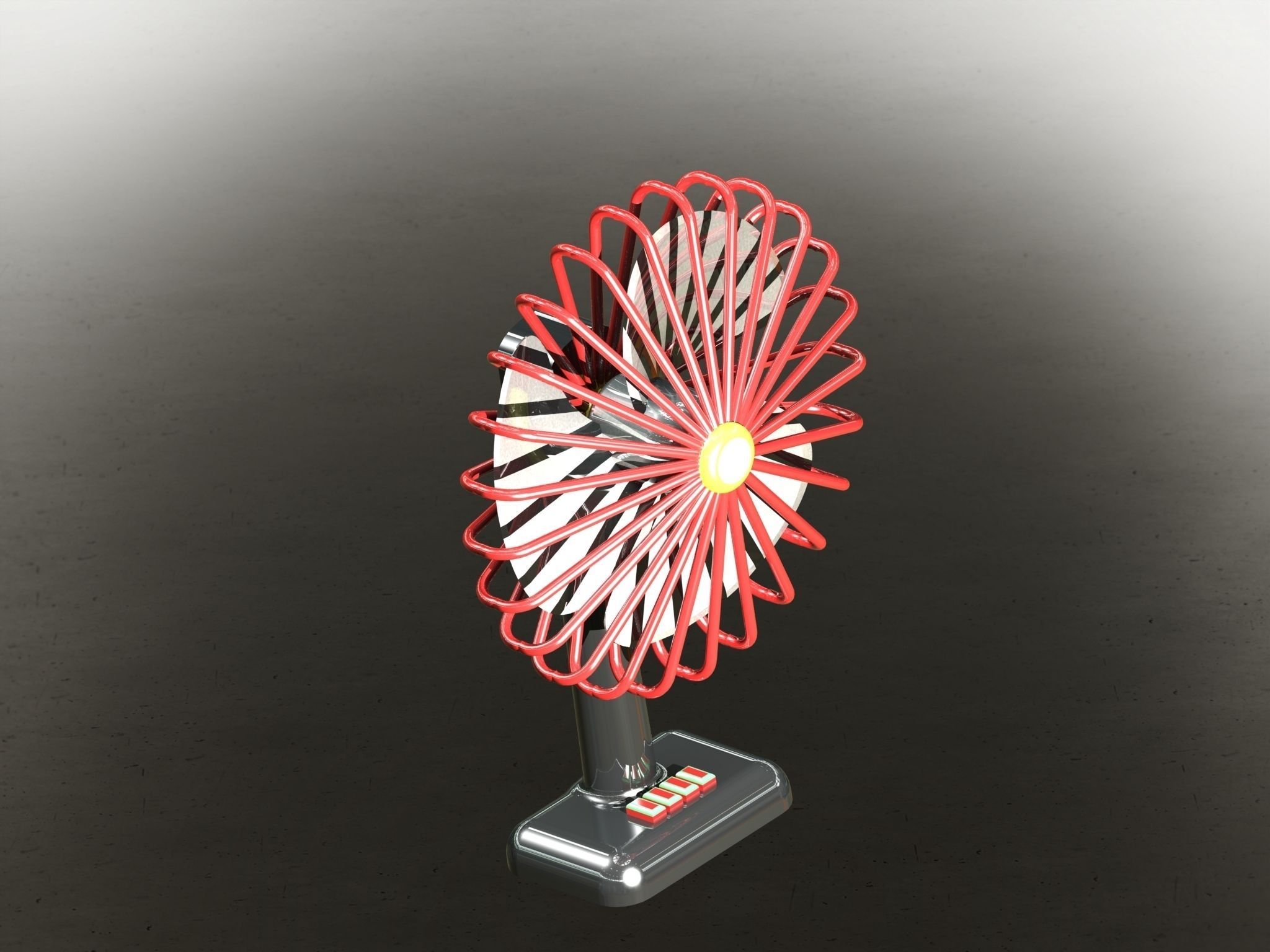 Table fan 3D model | CGTrader