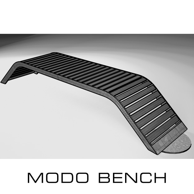 Modo Bench by Ferrario 3D model | CGTrader