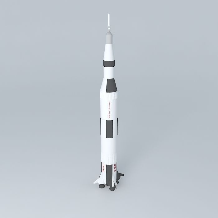 Saturn V Rocket 3D model | CGTrader