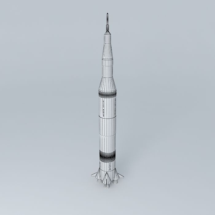 Saturn V Rocket 3D model | CGTrader