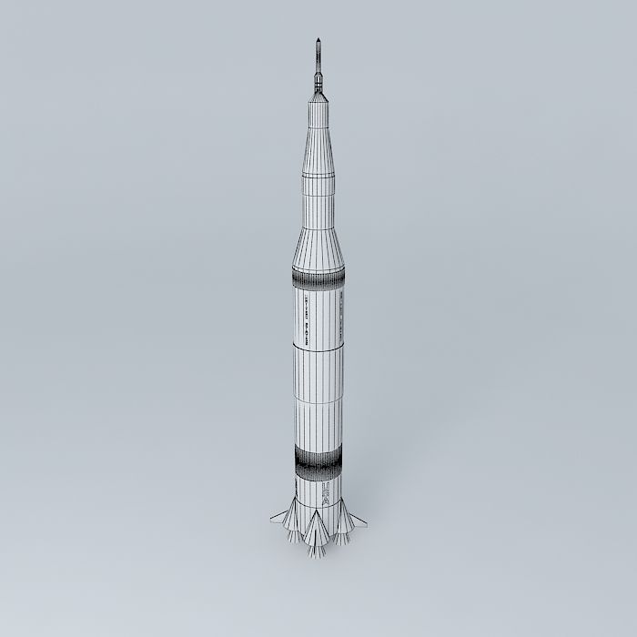 Saturn V Rocket 3D model | CGTrader