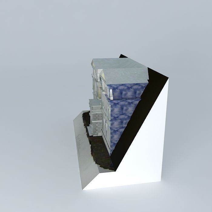 PASSMORE EDWARDS INSTITUTE - Front Elevation 3D Sketch 3D model | CGTrader