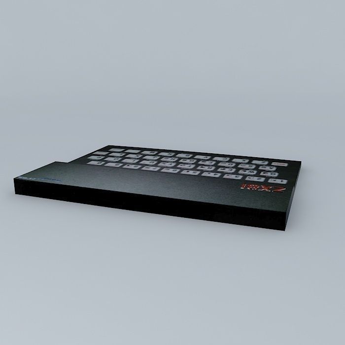 ZX81 keyboard 3D model | CGTrader