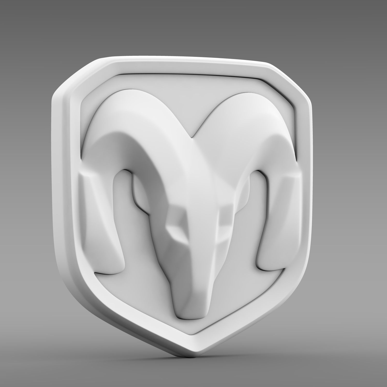 Dodge RAM logo 3D model | CGTrader