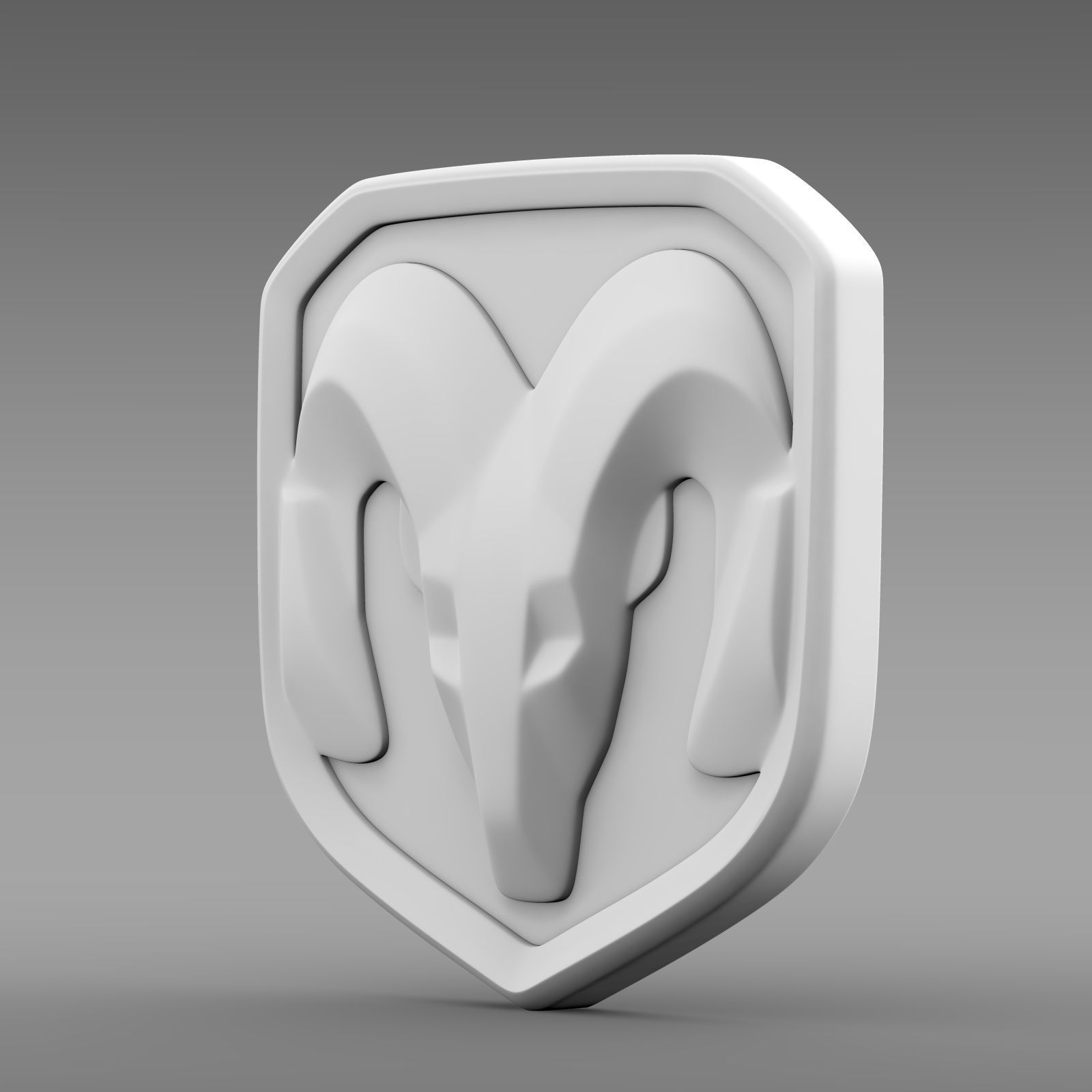 Dodge RAM logo 3D model | CGTrader