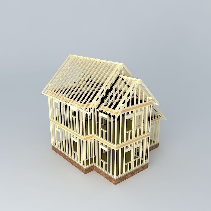 House Framework free 3D model | CGTrader