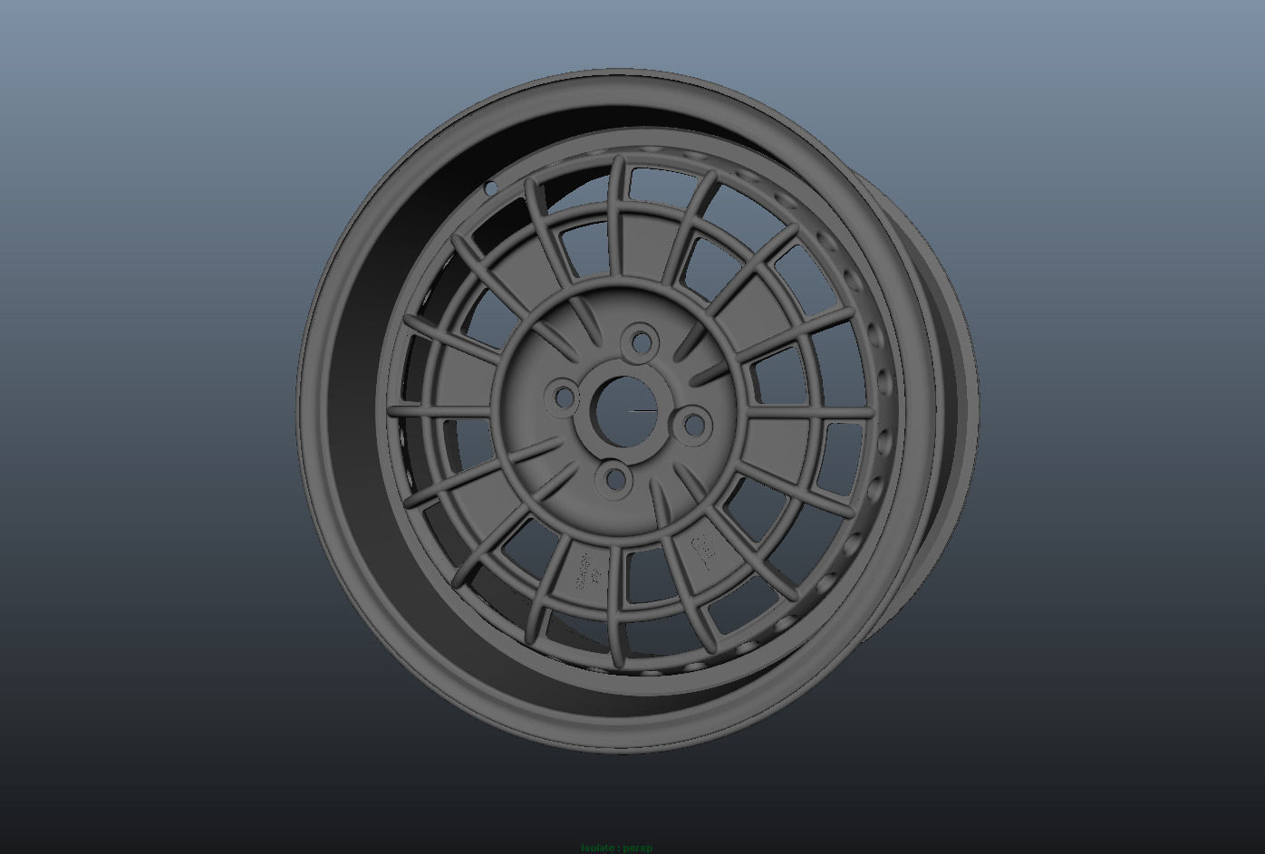 Mugen NR10R 15in JDM rare rim - RIM ONLY - 3D model | CGTrader