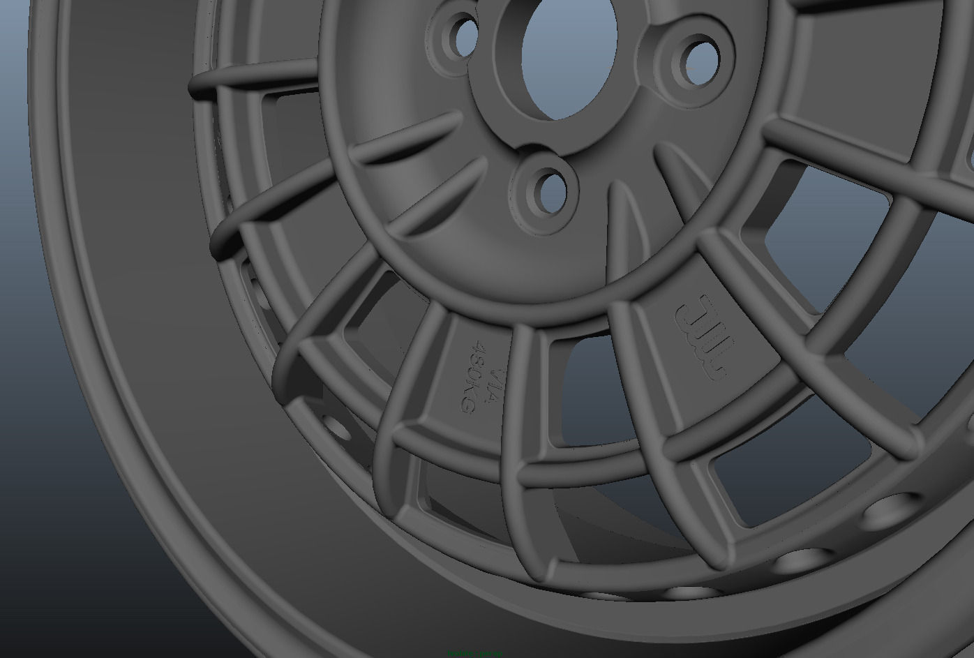 Mugen NR10R 15in JDM rare rim - RIM ONLY - 3D model | CGTrader